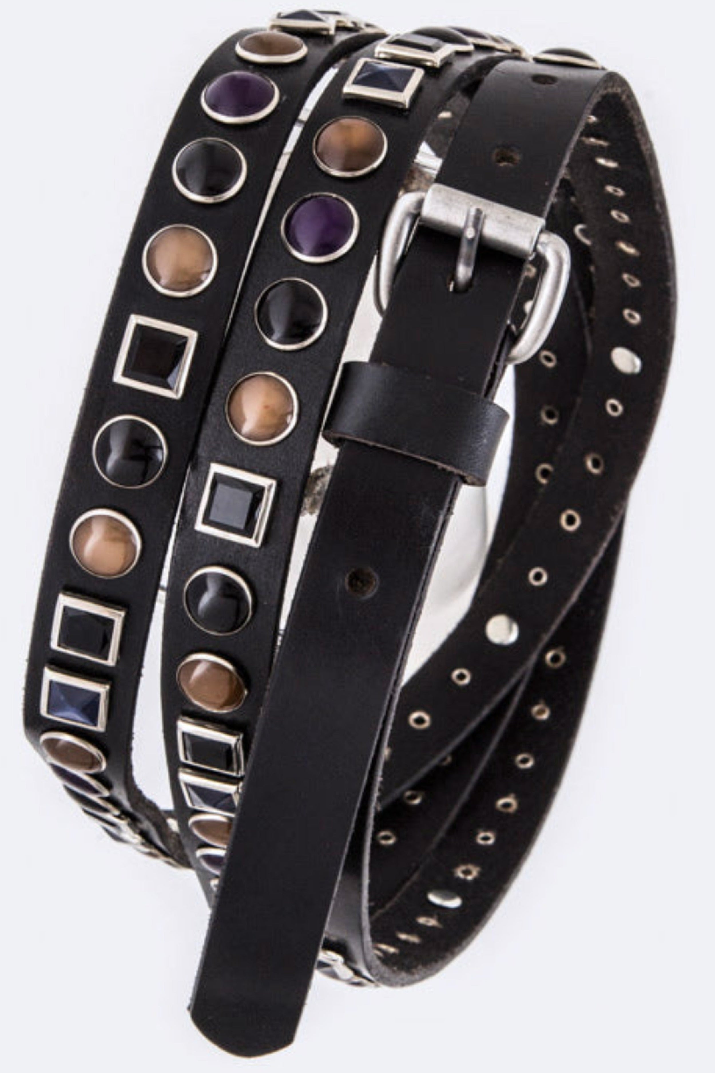 Jewels Leather Belt – Post Office by Shannon Passero